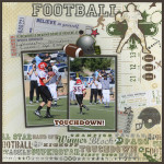Touchdown Layout – Scrappin Sports Stuff